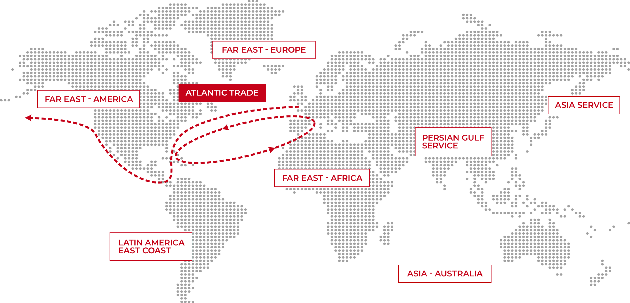 NETWORK | SERVICE ROUTES | Atlantic Trade | “K” Line GLOBAL RORO SERVICE